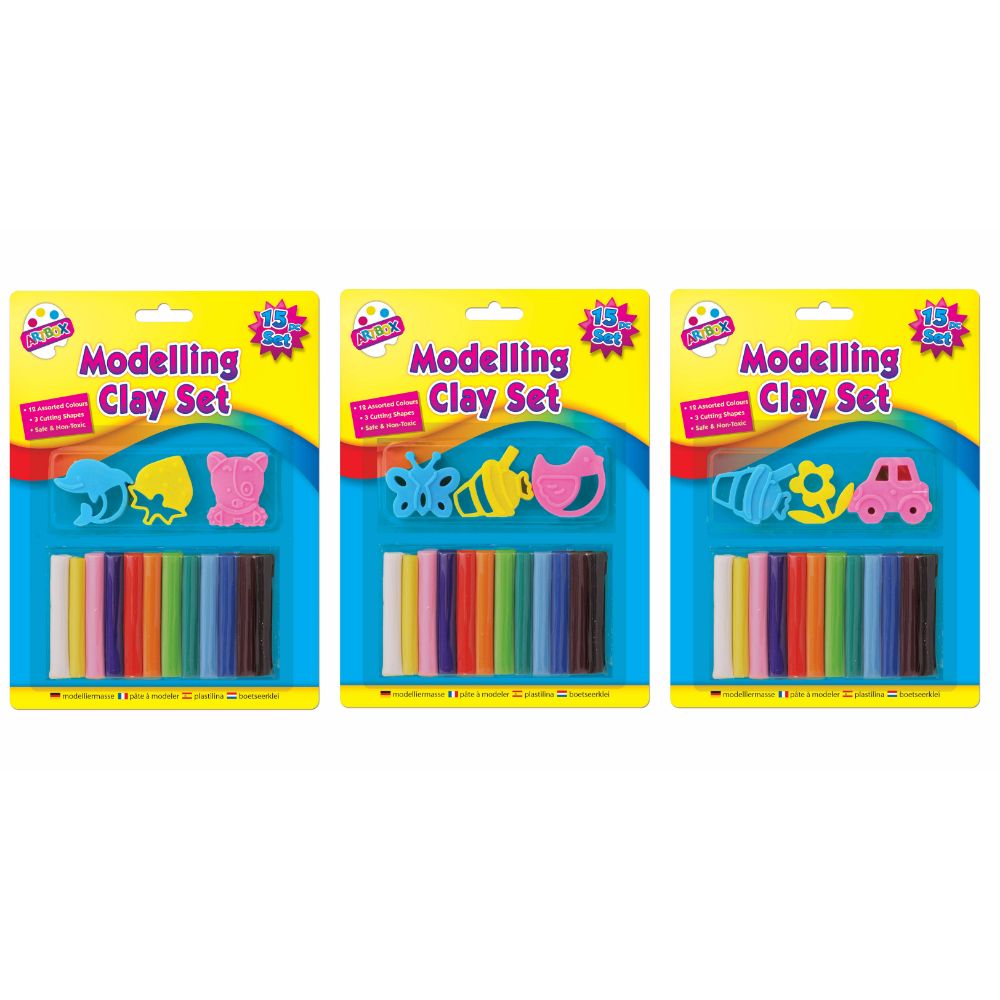 MODELLING CLAY SET 15PCS 3100