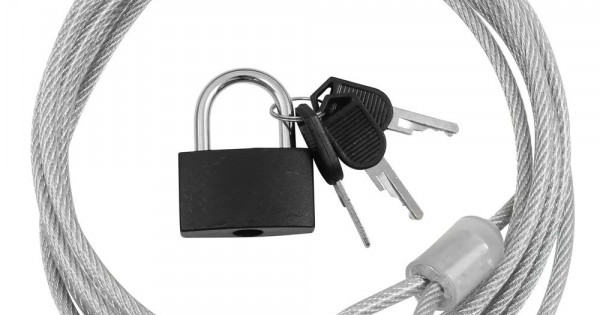 DEKTON SECURITY CABLE & LOCK DT70308