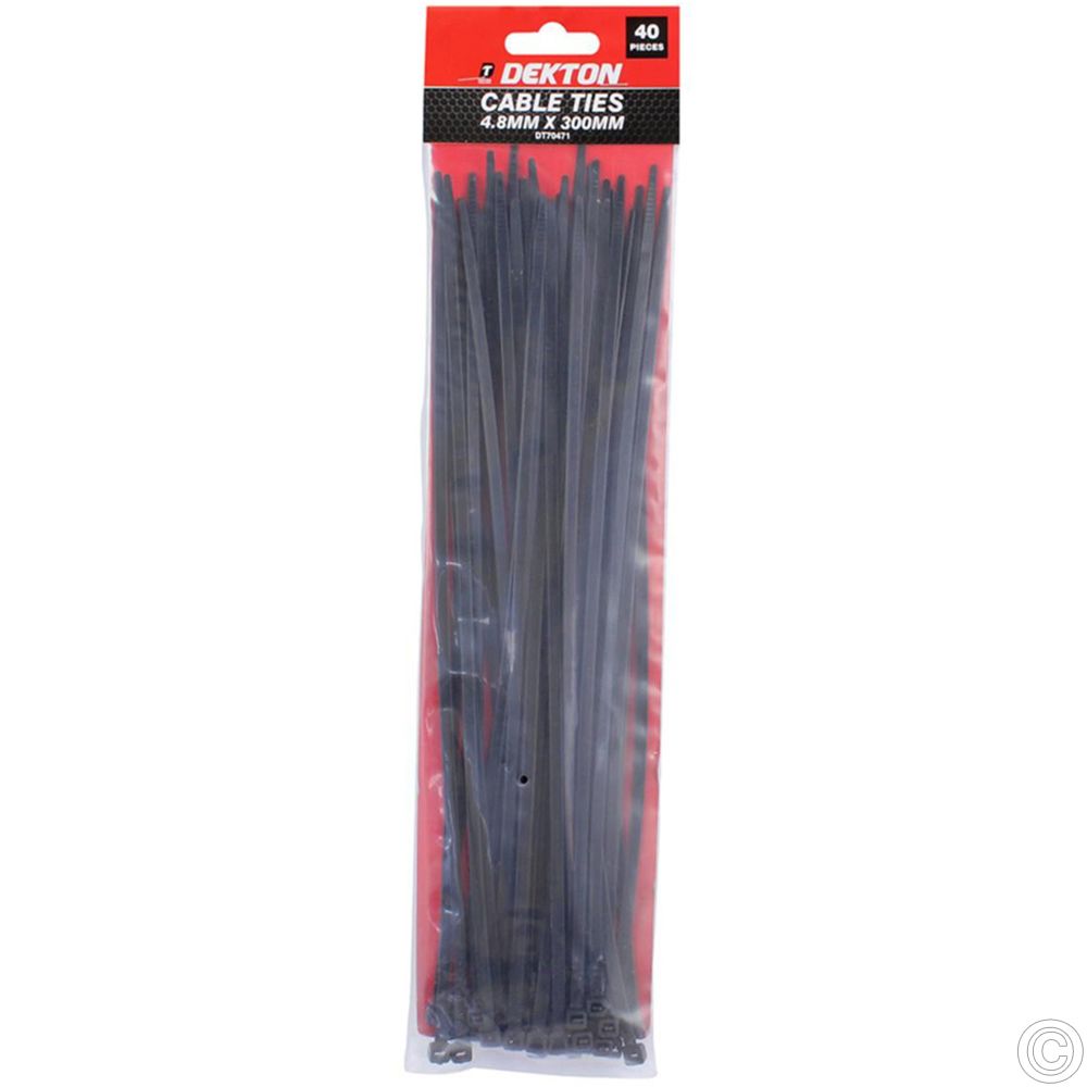 DEKTON CABLE TIES 4.8x300MM DT70471