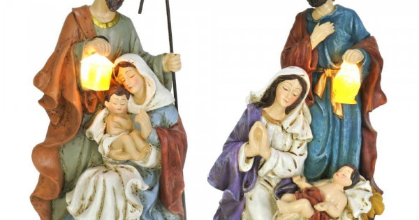 LIGHT UP RESIN HOLY SCENE XD1339